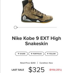 Nike | Shoes | Nike Kobe 9 Ext Snakeskin Elite | Poshmark